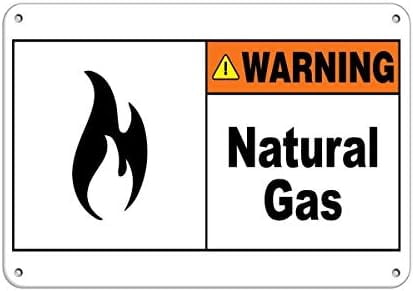 Warning Sign Danger Natural Gas Hazard Sign Hazard Labels Sign Business ...