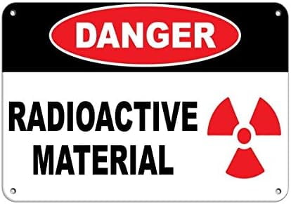 Warning Sign Danger Radioactive Material Hazard Sign Hazard Labels Sign ...