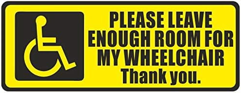 Warning Sign Disabled Metal Sign Disability Mobility Wheelchair Car ...