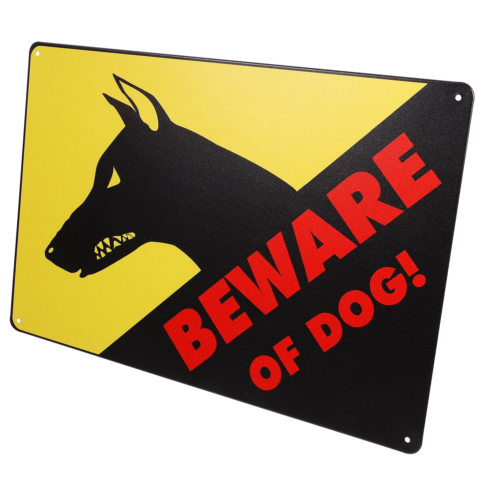 Warning Sign Garden Decor Weather-resistant Sign Dog Caution Sign ...