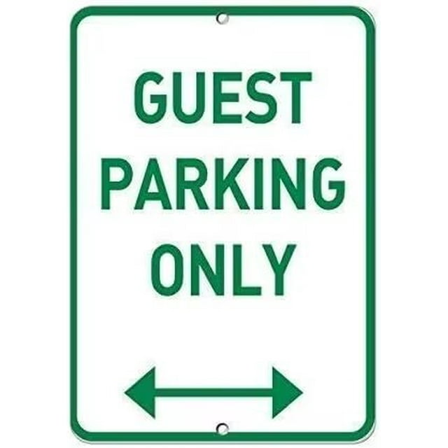 Warning Sign Guest Parking Only Parking Sign Road Sign Business Sign ...