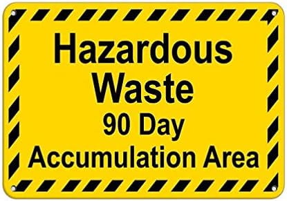 Warning Sign Hazardous Waste Accumulation Area Hazardous Waste Signs ...