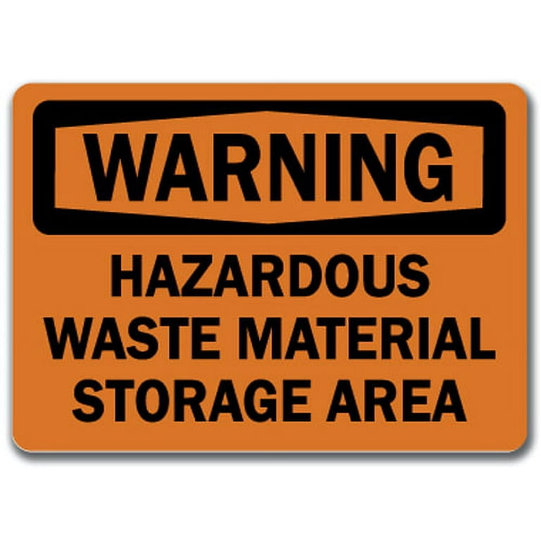 Hazardous Waste Sign