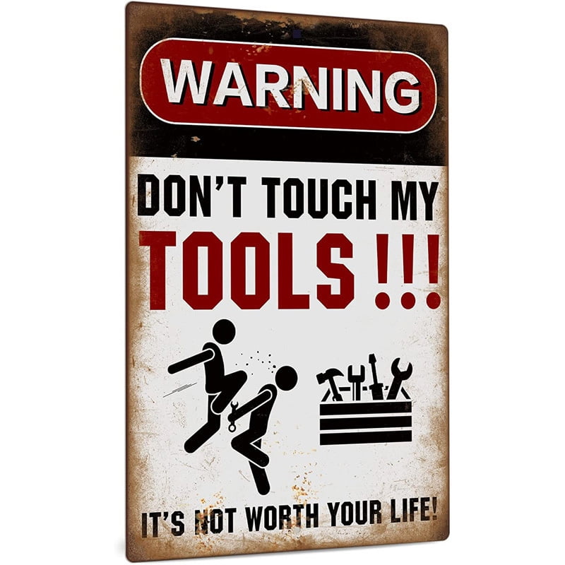 Warning Sign, Indoor/Outdoor Use, Aluminum Metal Sign, Warning Do Not ...