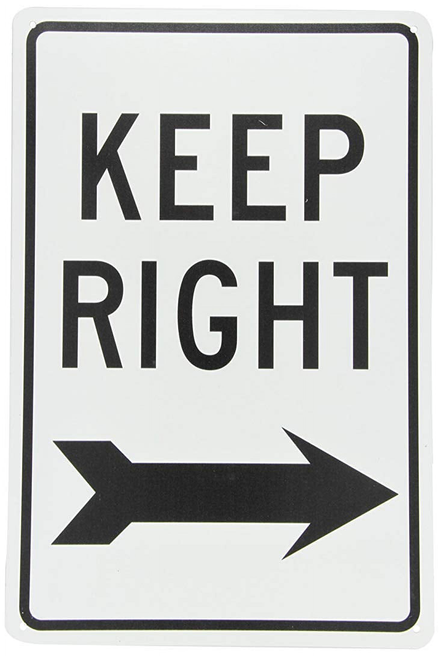 Warning Sign Keep Right Sign Traffic Sign Arrow Road Sign Business ...