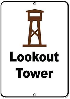 Warning Sign Lookout Tower Activity Sign Campground Signs Parksign Sign ...