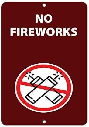 Warning Sign No Fireworks Activity Sign Park Signs Park Prohibition ...