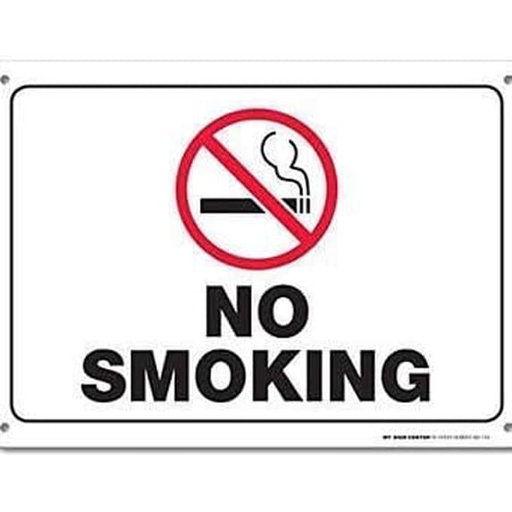 Warning Sign No Smoking Sign Business Sign 12X8 Inches Aluminum Metal ...