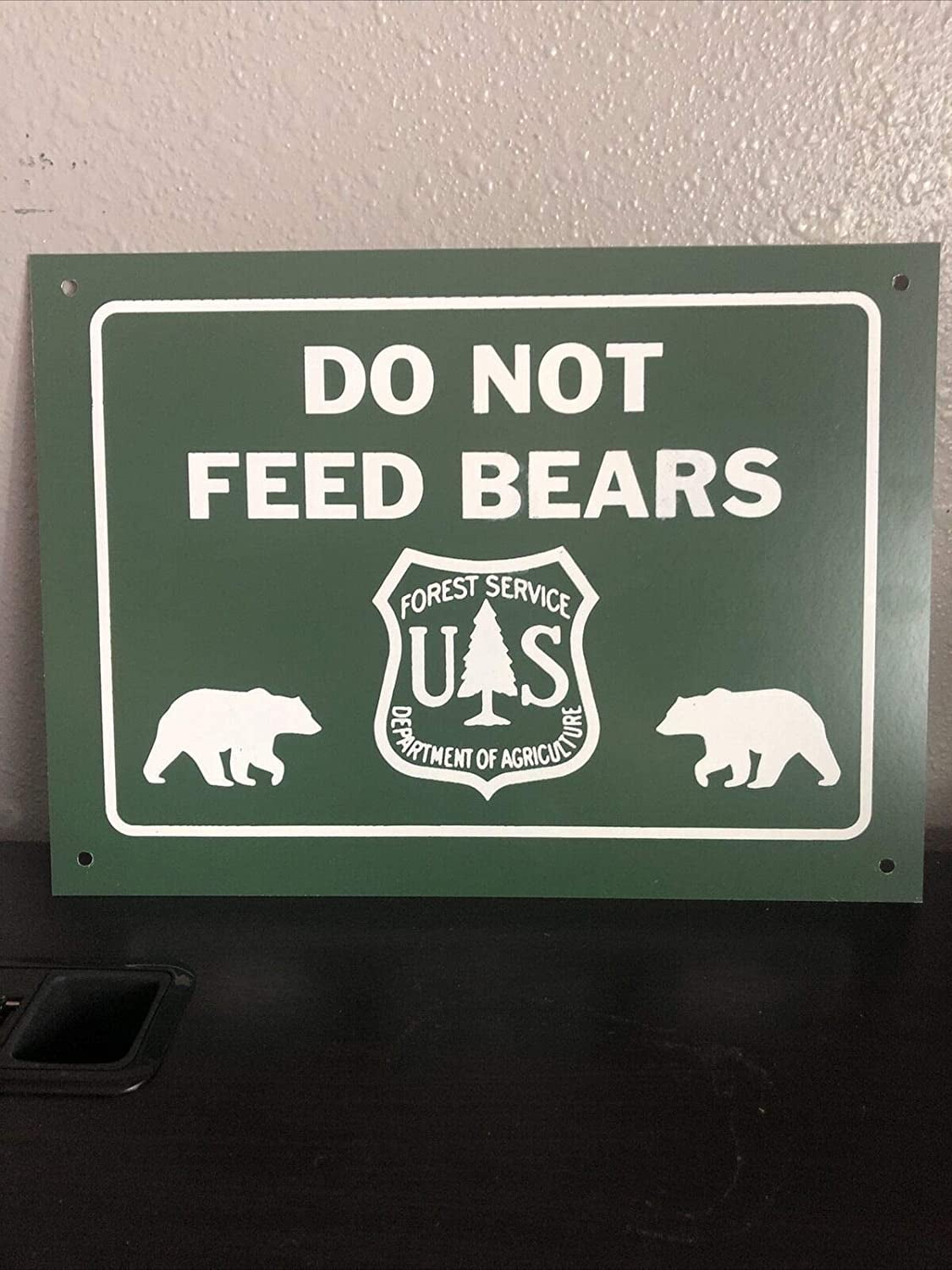 Warning Sign Please Close The Gate Behind You Goat Symbol Road Sign ...