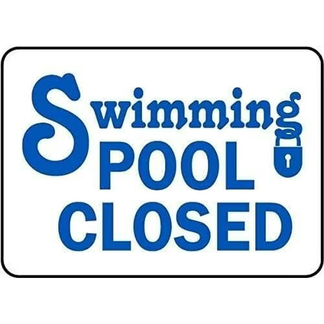Warning Sign,Pool Rules Sign,Pool Safety Sign Swimming Pool Closed ...