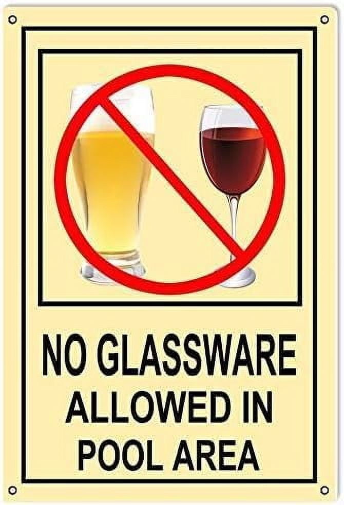 Warning Sign,Pool Rules Sign,Pool Safety Sign Swimming Pool No ...