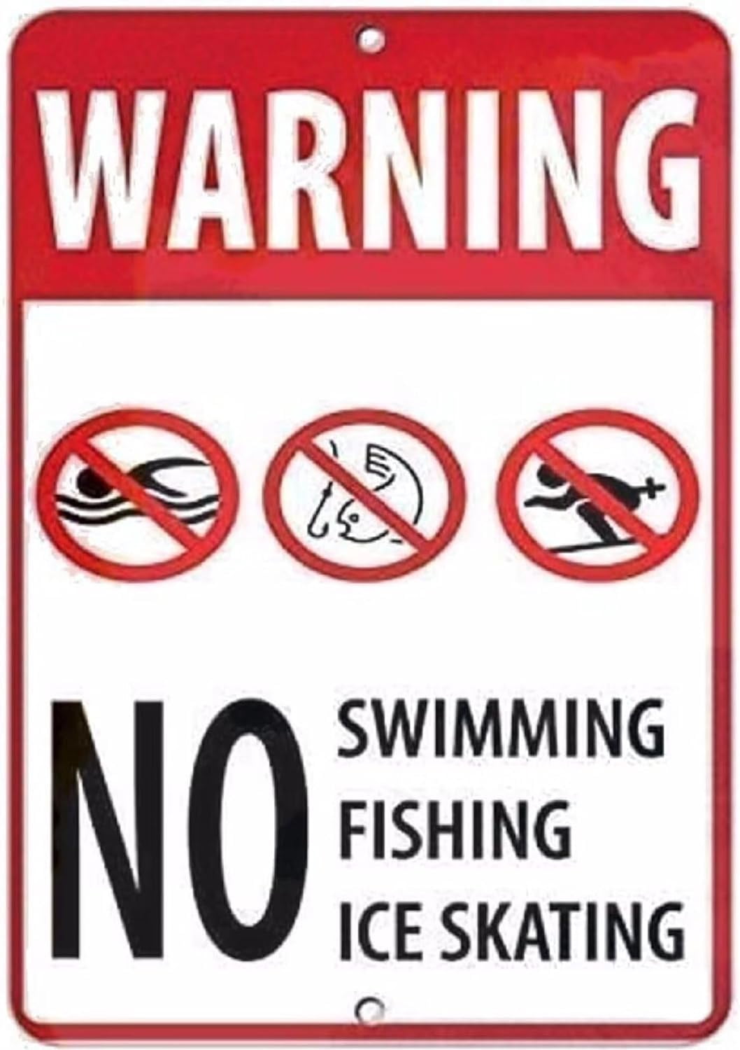 Warning Sign,Pool Rules Sign,Pool Safety Sign Warning No Swimming ...