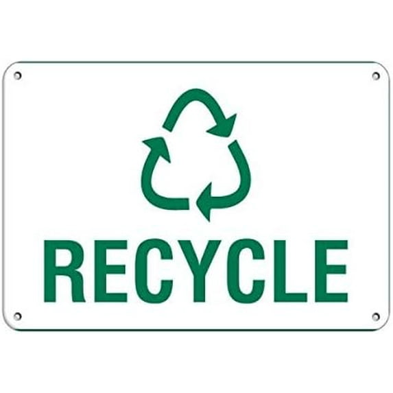 Warning Sign Recycle Activity Sign Recycling Signs Sign Business Sign ...