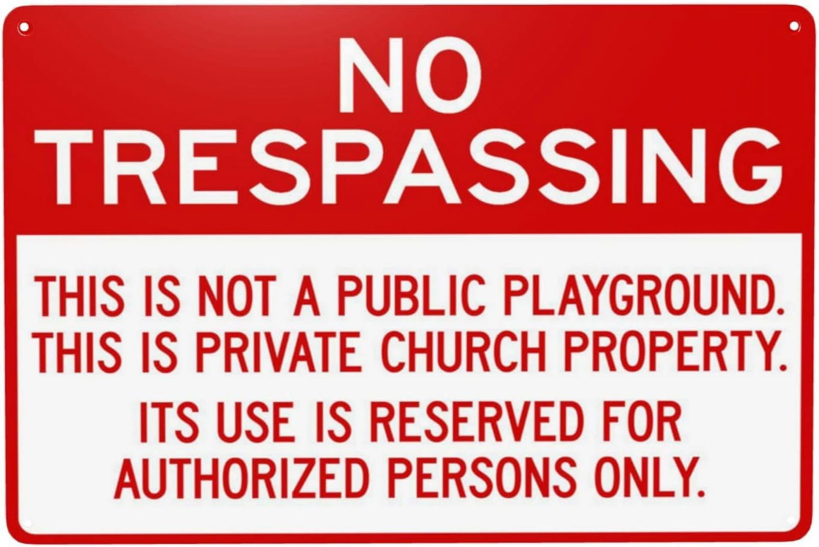 Warning Sign Retro Aluminum Sign Metal Tin Sign, Restricted Area ...