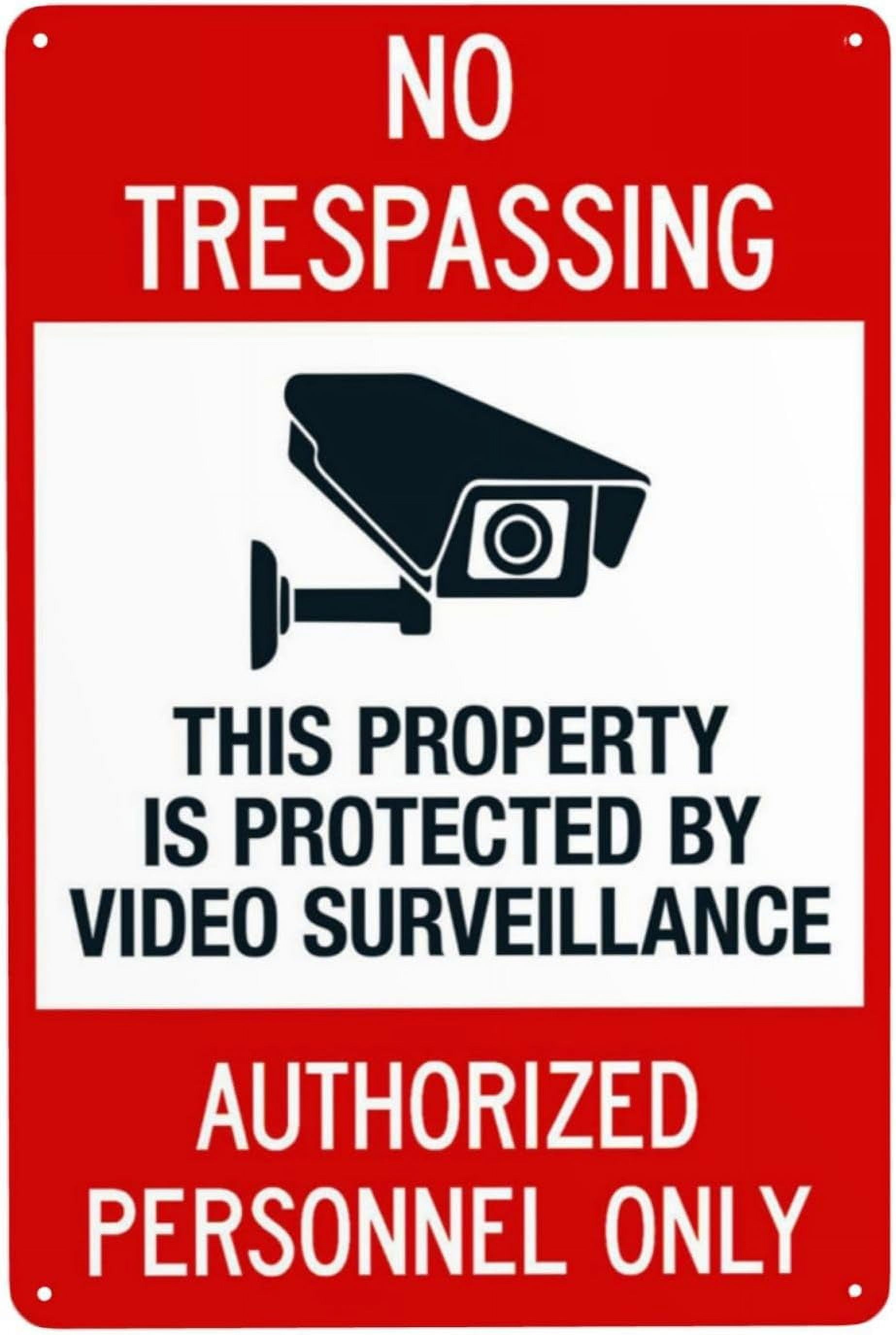 Warning Sign Retro Aluminum Sign Metal Tin Sign, School Zone Registered ...