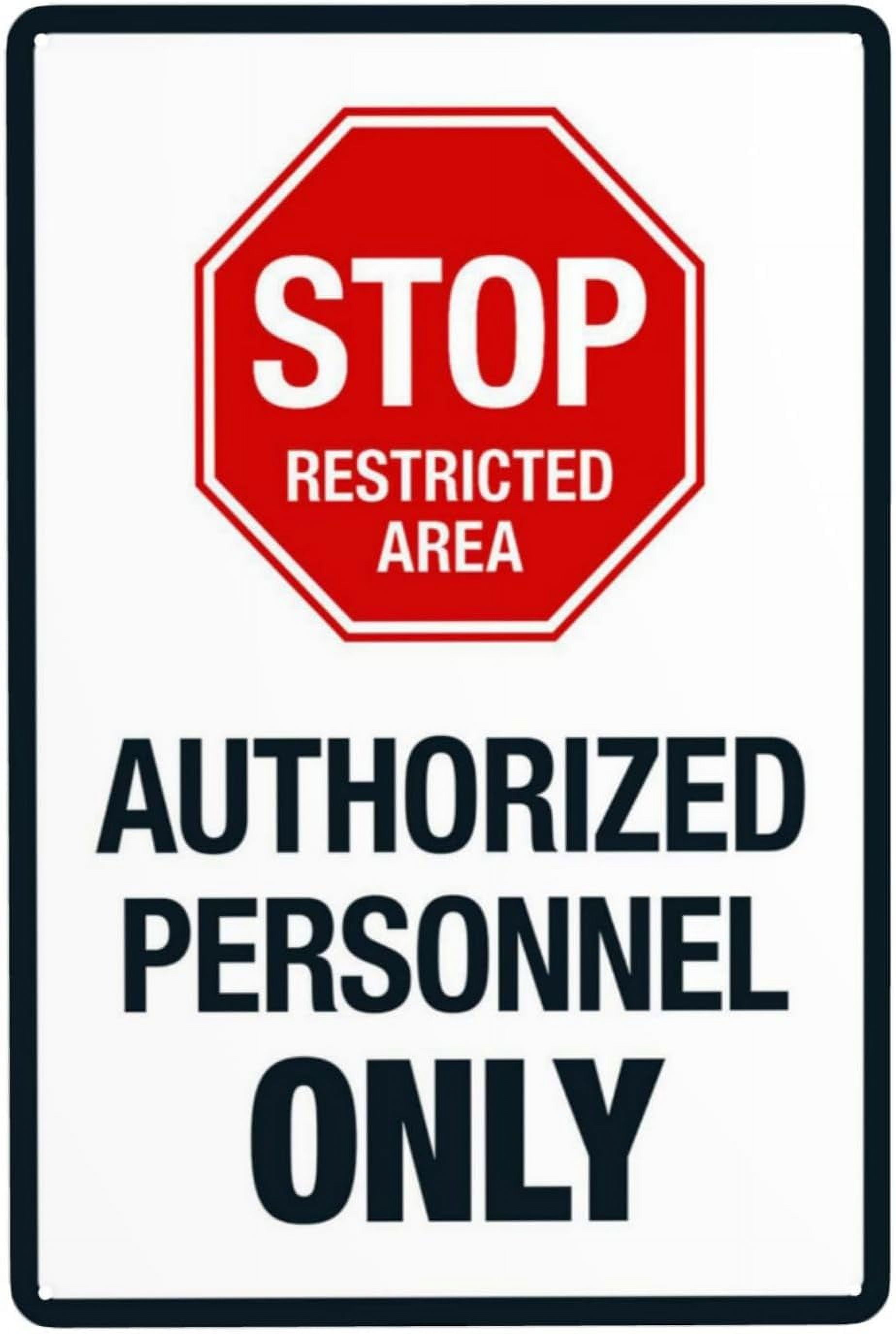 Warning Sign Retro Aluminum Sign Metal Tin Sign, School Zone Registered ...