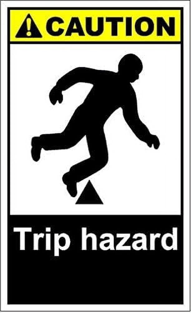 Warning Sign Trip Hazard Caution Sign Business Sign 12X8 Inches ...