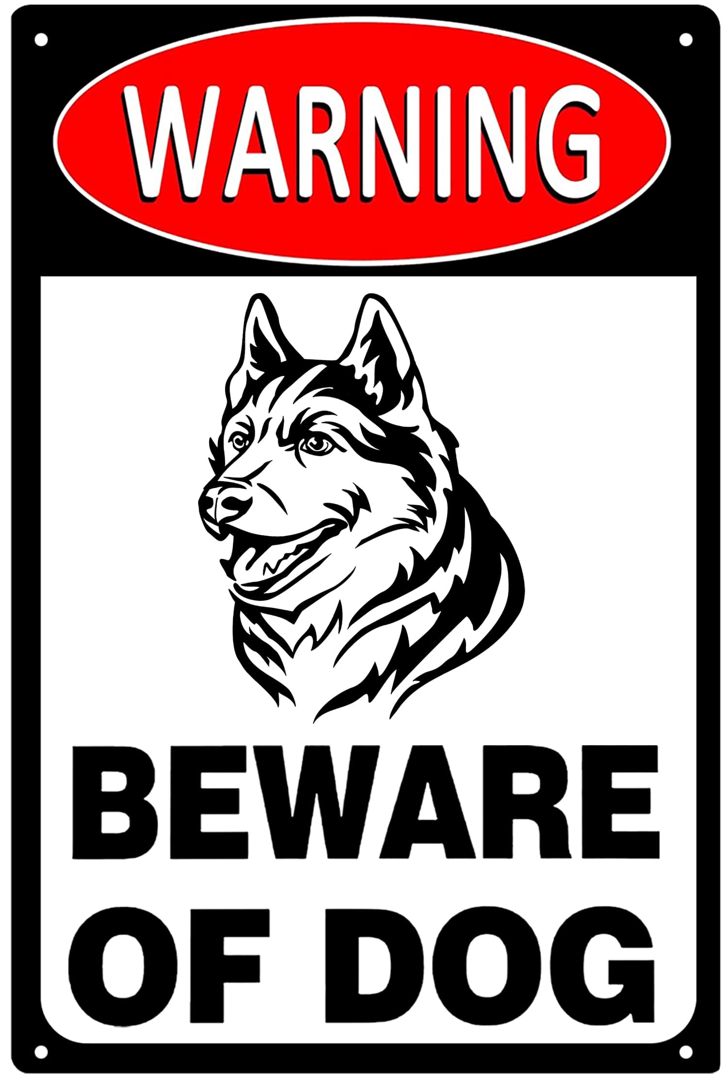 Warning Signs Beware of Dog Signs Dog Tag Warning Signs Fence Gate ...