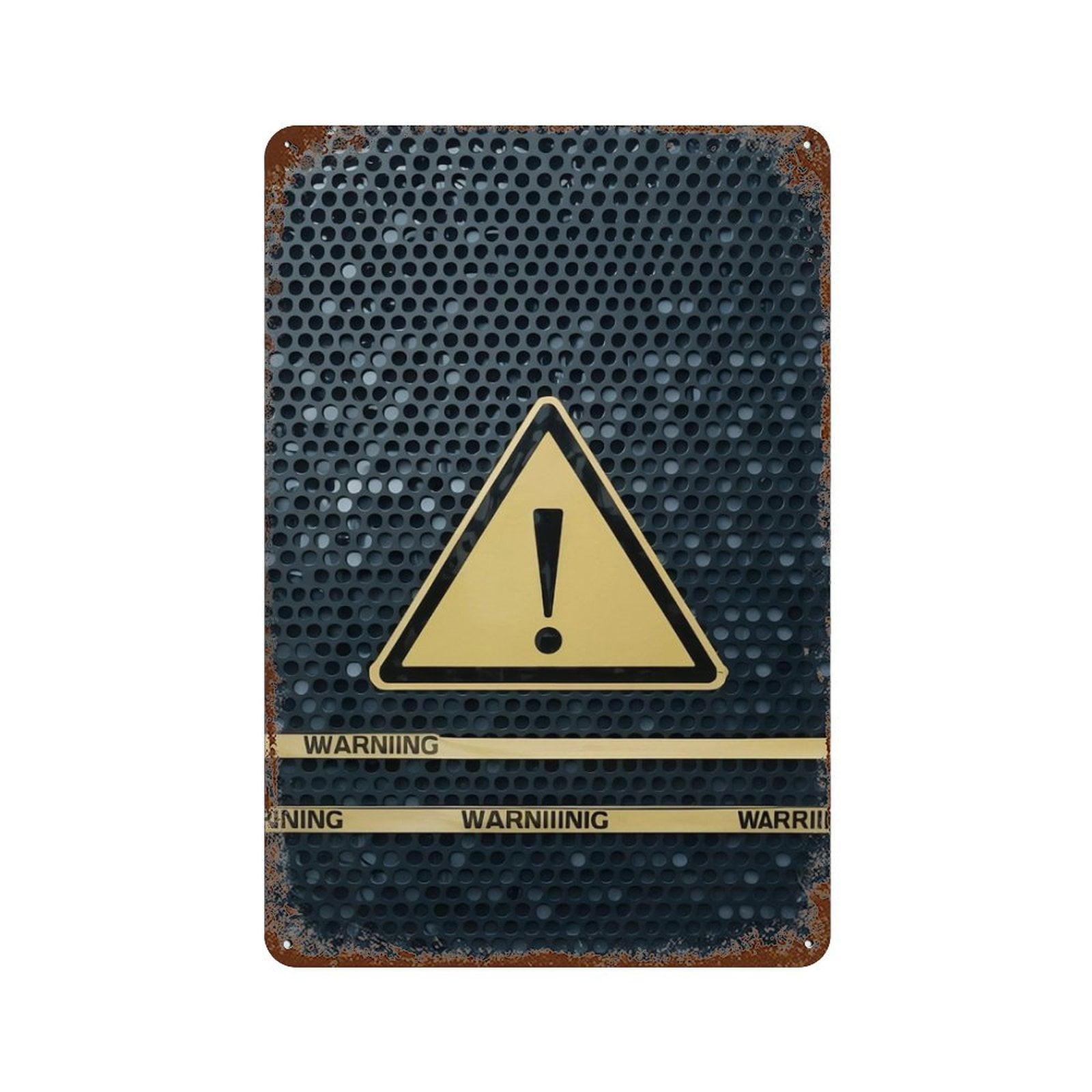 Warning Signs - Bloodborne Pathogen KitMetal Tin Sign Warning Caution ...