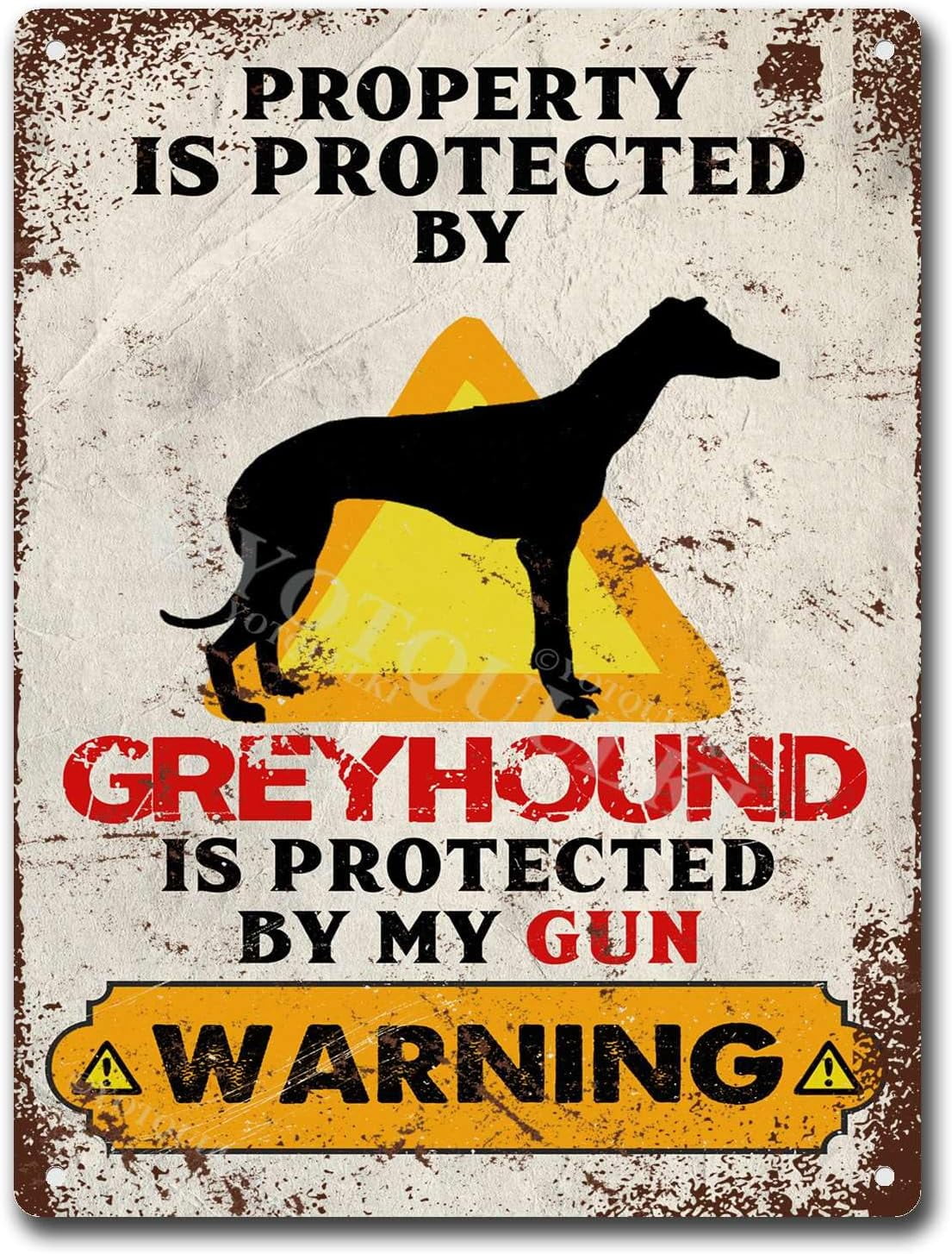 Warning Signs Warning Sign For Home Business Driveway Alert Metal Tin ...