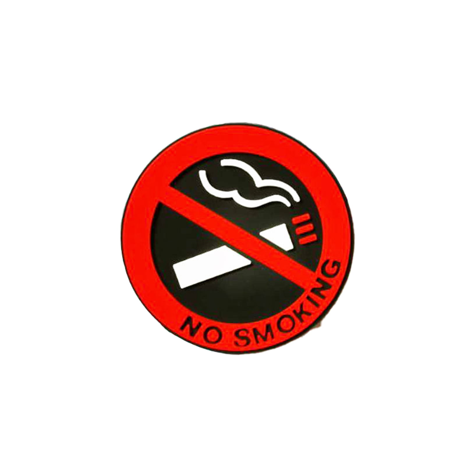 Warning Sticker Noticeable Waterproof No Smoking Warning Car Sticker ...