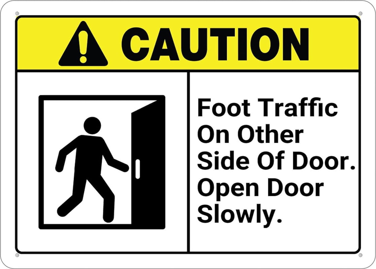 Warning Tin Sign Caution Home Office Road Street Garage Station Highway ...
