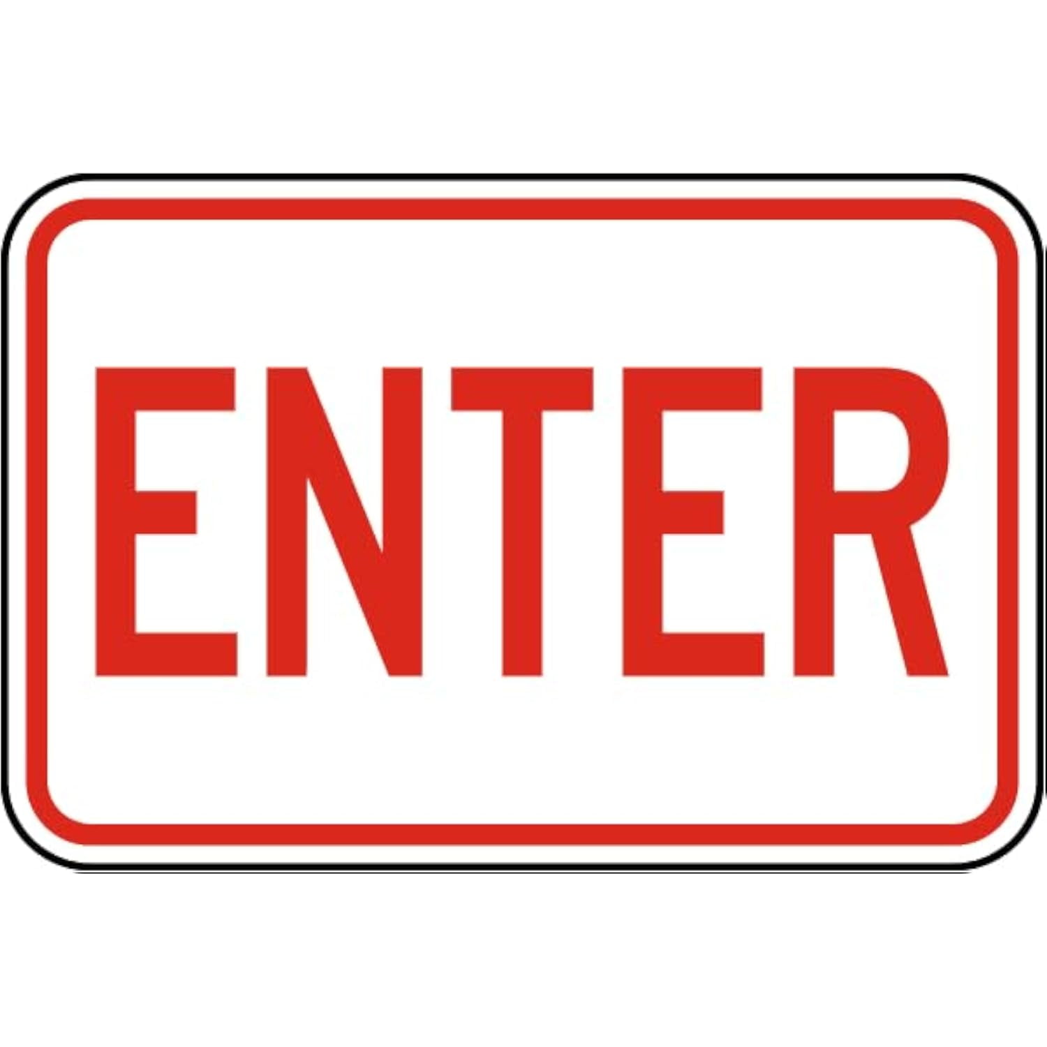 Warning Tin Sign Enter Vintage Decoration Home Road Street Garage Alley ...