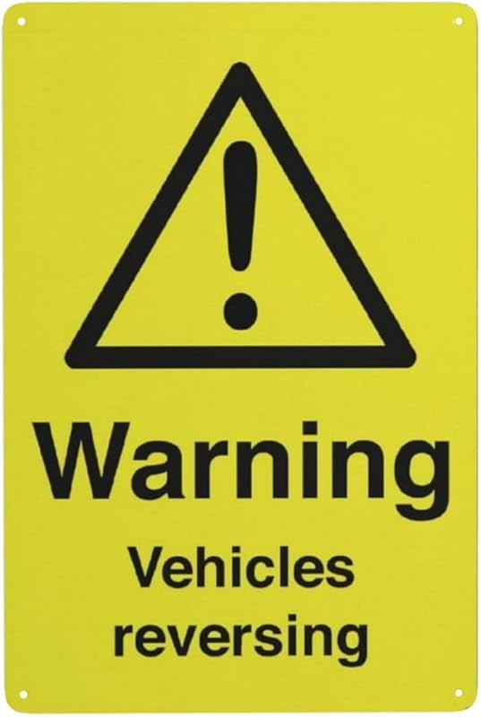 Warning Tree Felling In Progress Metal Tin Sign Wall Decor Vintage ...