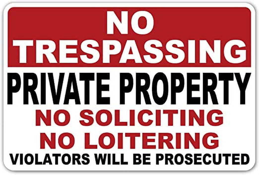 Warning Video Audio Surveillance | No Trespassing Protected 24 HR ...