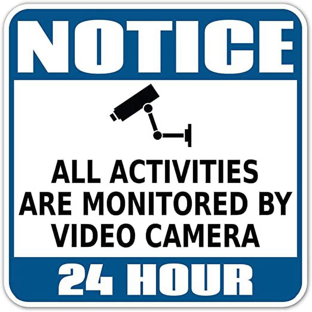 Warning Video Audio Surveillance | No Trespassing Protected 24 HR ...