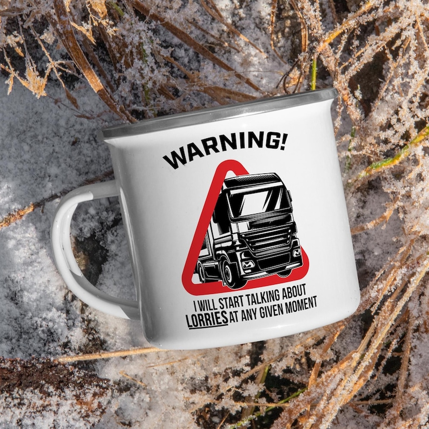 Warning Will Talk AB1Out Lorries Design Mugs, Lorry EnthusiastThemed ...
