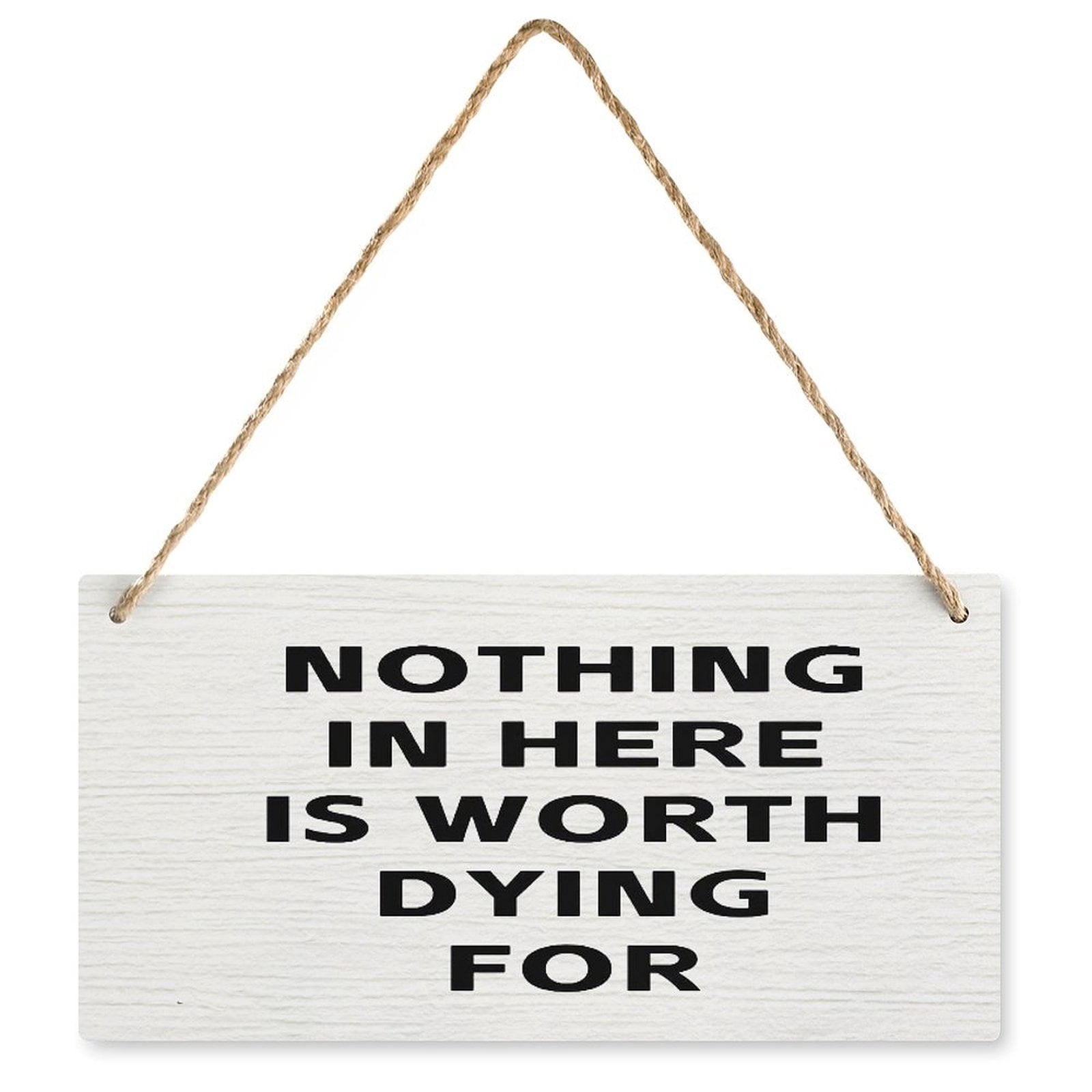Warning Wood Signs Wall Decor Decorative Sign Iron Painting For Yard ...
