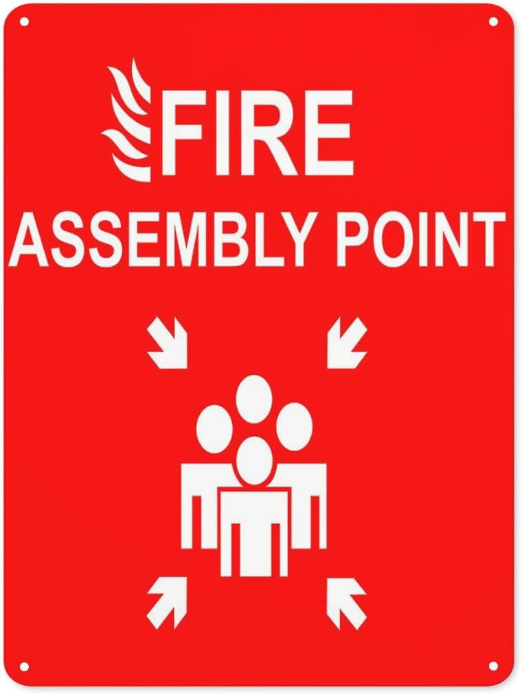 Warning sign Danger Business signs,Fire Assembly Point Safety Square ...
