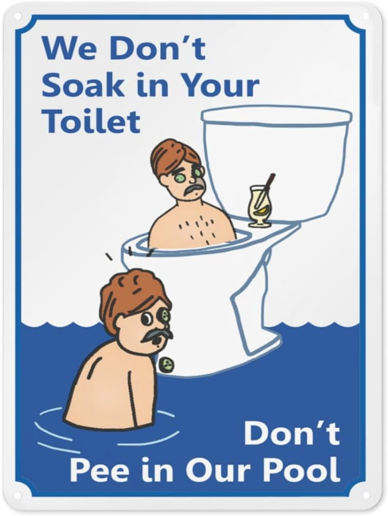Warning sign Danger Business signs,Funny Pool Sign We Do Not Soak In ...