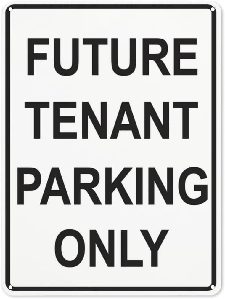 Warning sign Danger Business signs,Future Tenant Parking Only Sign ...