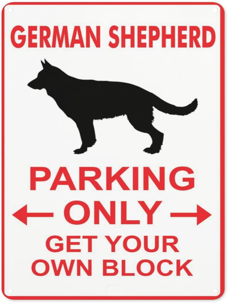 Warning sign Danger Business signs,German Shepherd Parking Only Get ...
