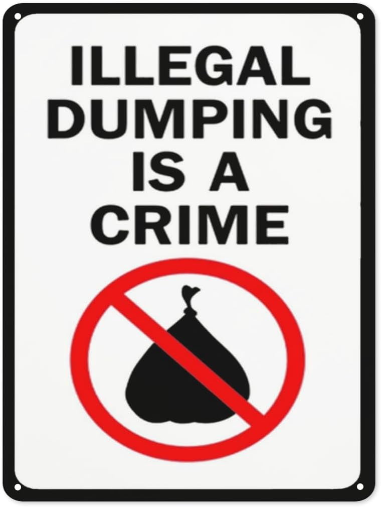 Warning sign Danger Business signs,If You are Dumping Illegally, Smile ...