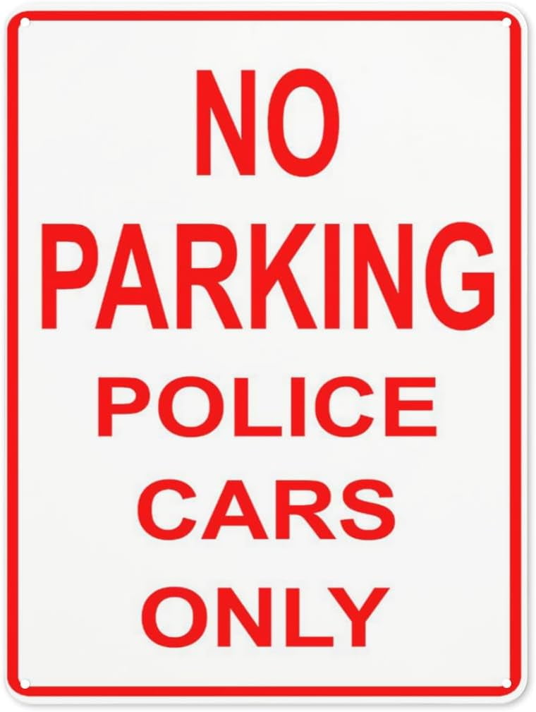 Warning sign Danger Business signs,No Parking Police Cars Only Sign2 ...