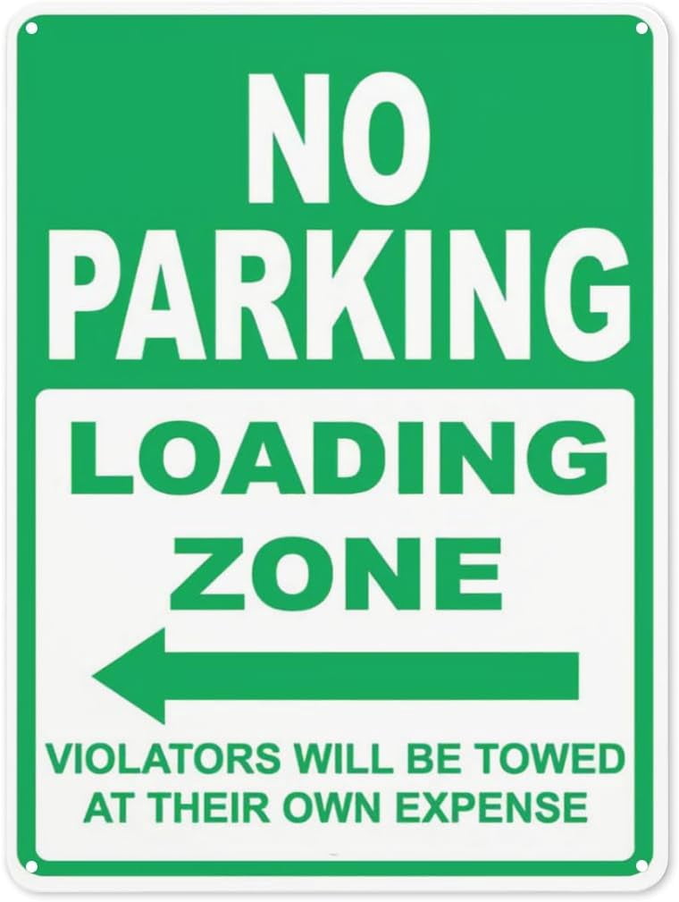 Warning sign Danger Business signs,No Parking Truck Turn Area Keep ...