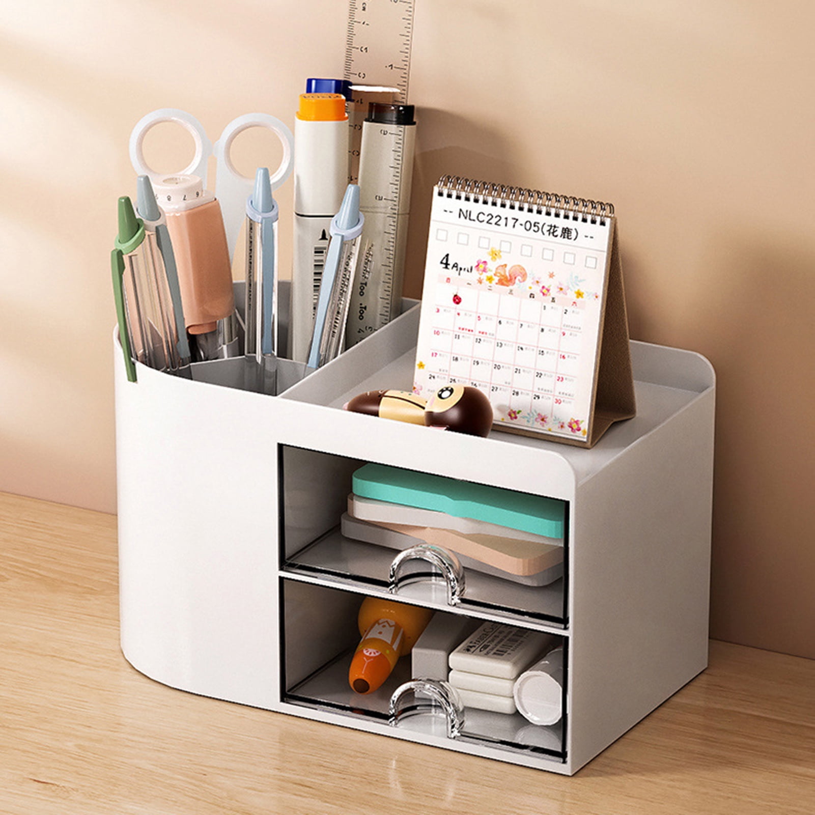 Waroomhosue Drawer Storage Box Transparent Large Capacity Compartment ...