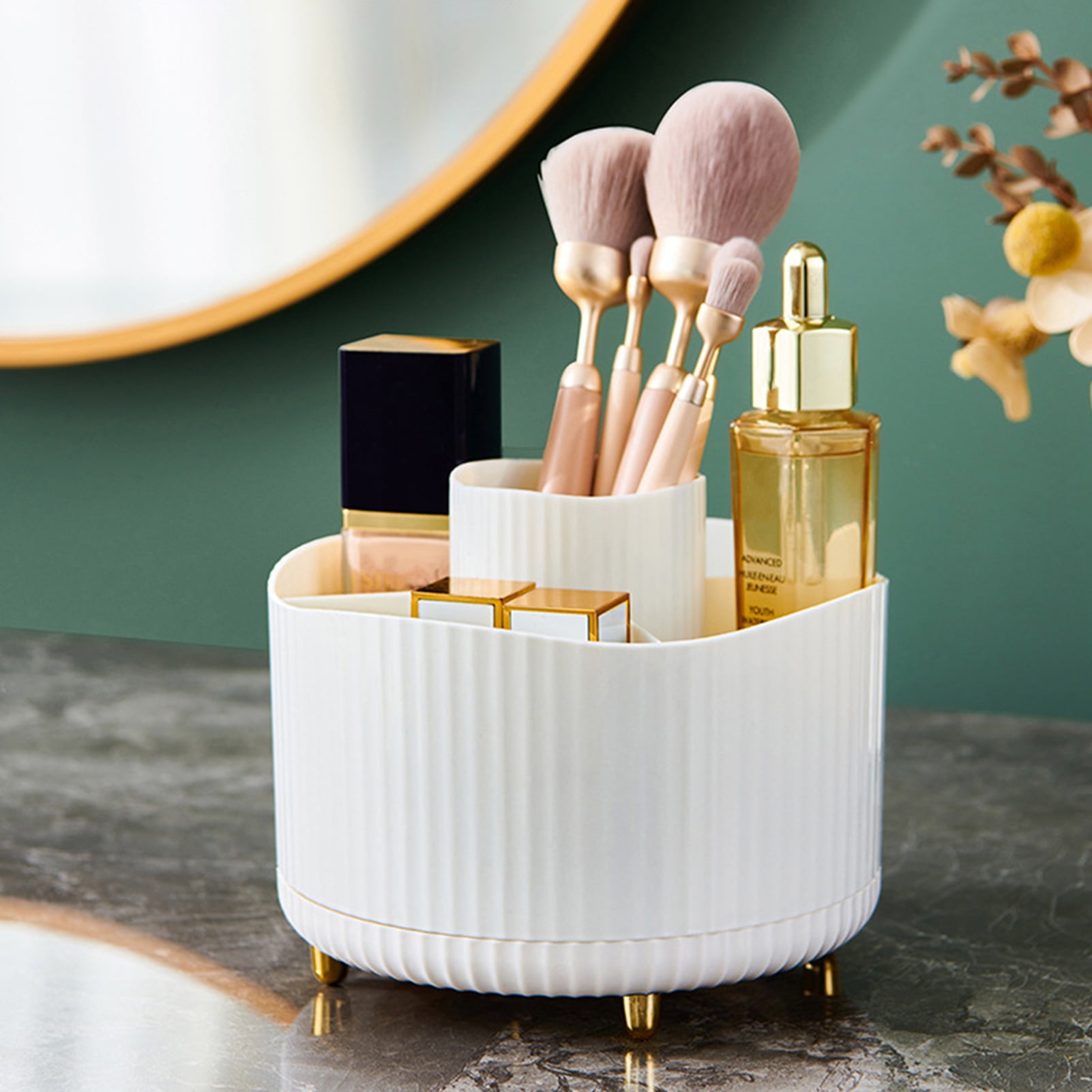 Waroomhosue Five Compartments Rotating Makeup Organizer Classification ...