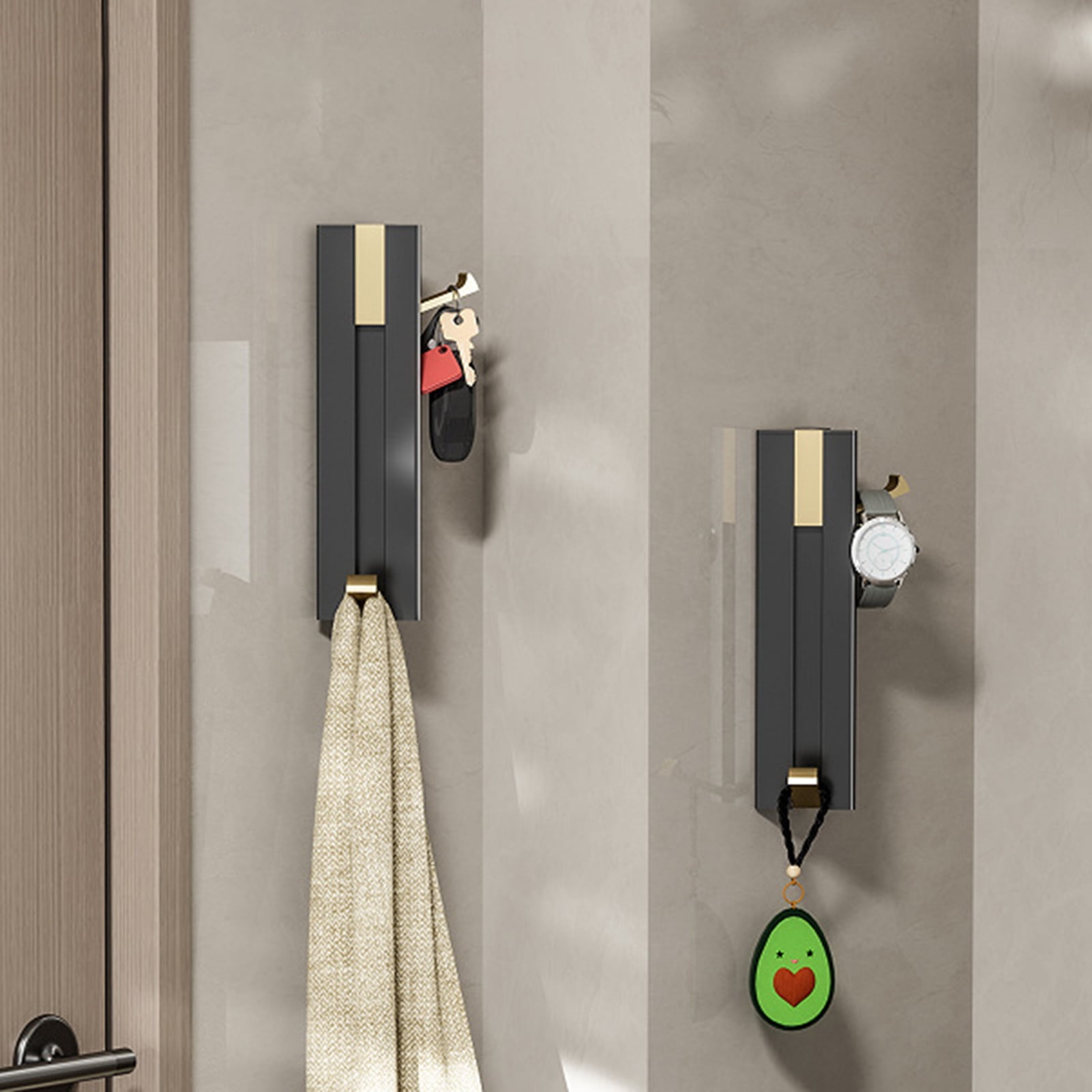 Waroomhosue Hanging Hook Punch Free Strong Load-bearing Folding ...