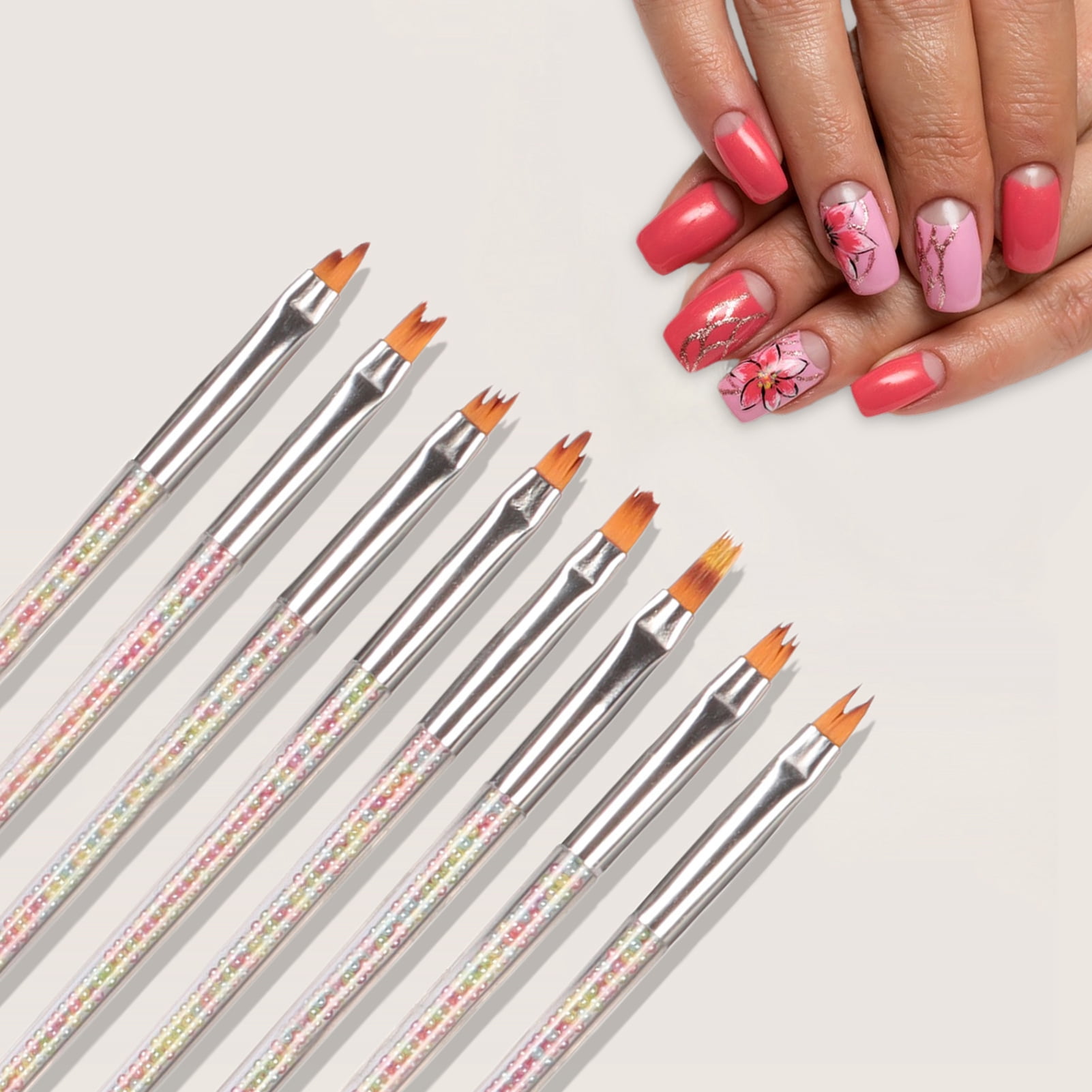 Waroomhouse 1 Set Nail Drawing Pens Flexible Nib Delicate Strokes DIY ...