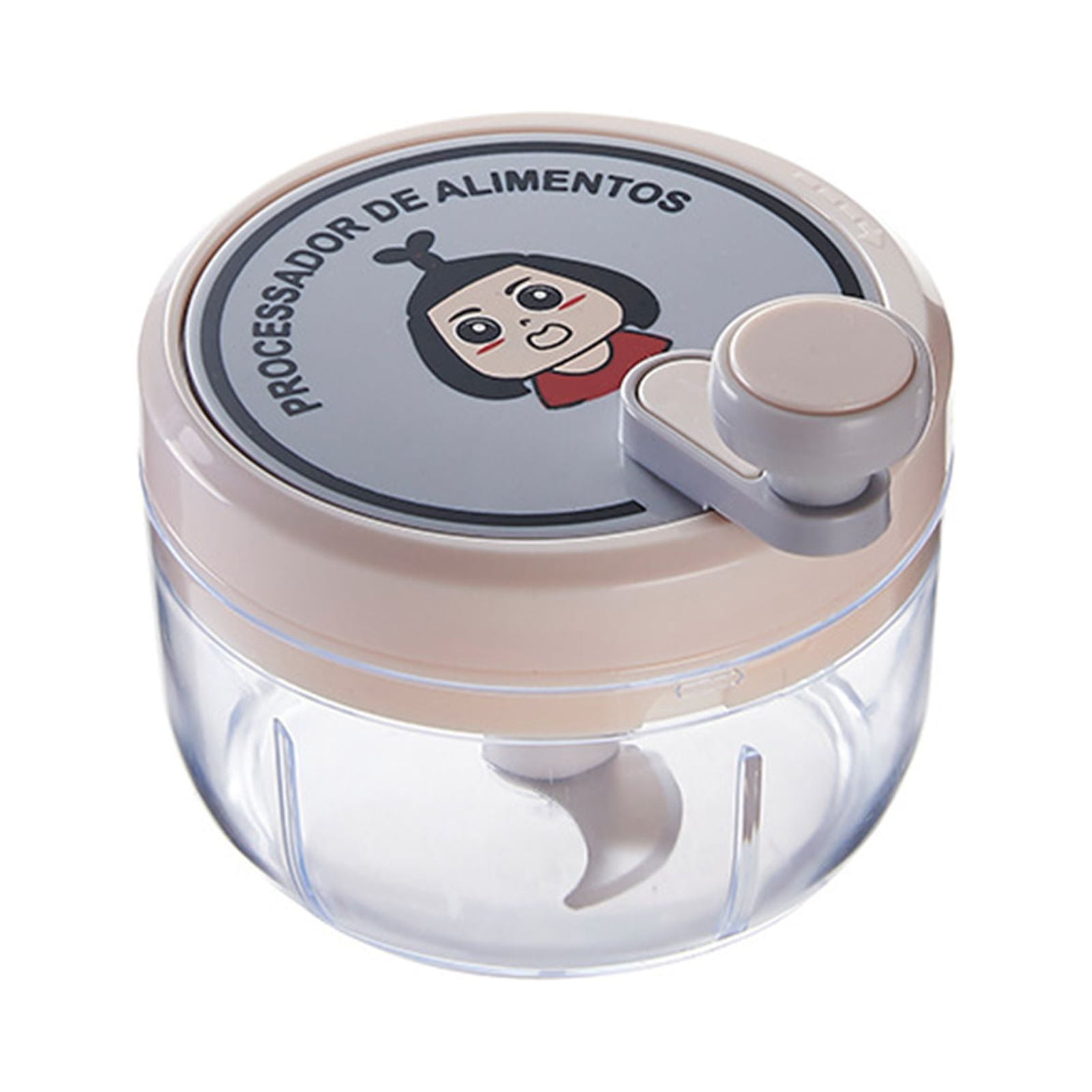 Waroomhouse 200/400ML Manual Garlic Chopper Food Processor Rust ...