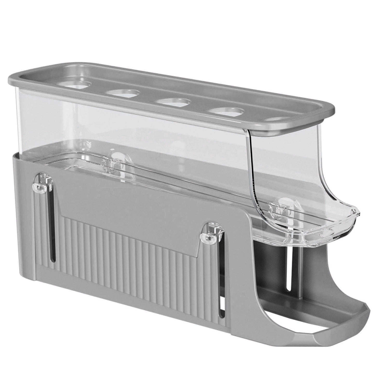 Waroomhouse 3-layer Rolling Egg Rack Egg Carton with Railing Protection ...