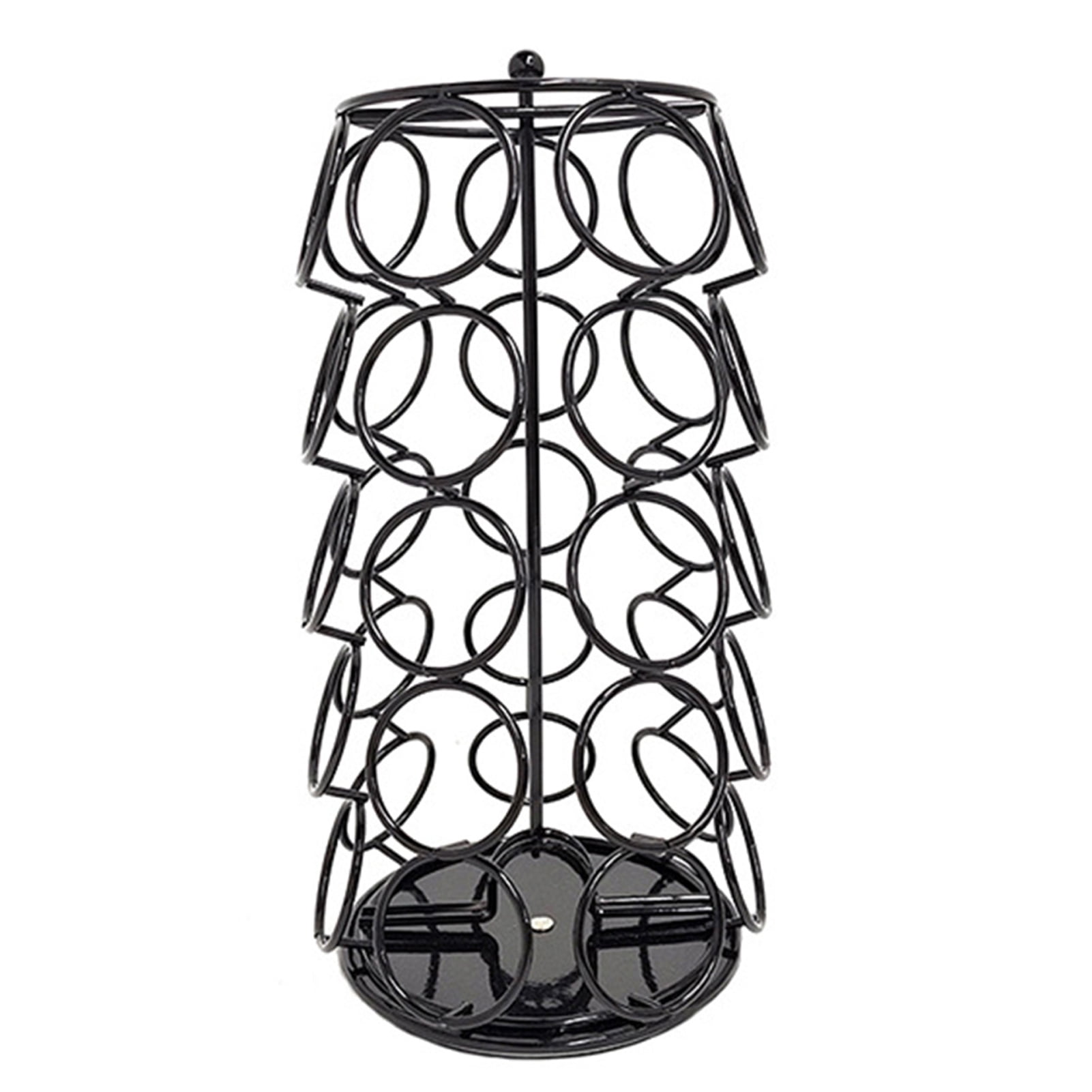 Waroomhouse 35 Holes Coffee Capsule Rack Large Capacity 360 Degree ...