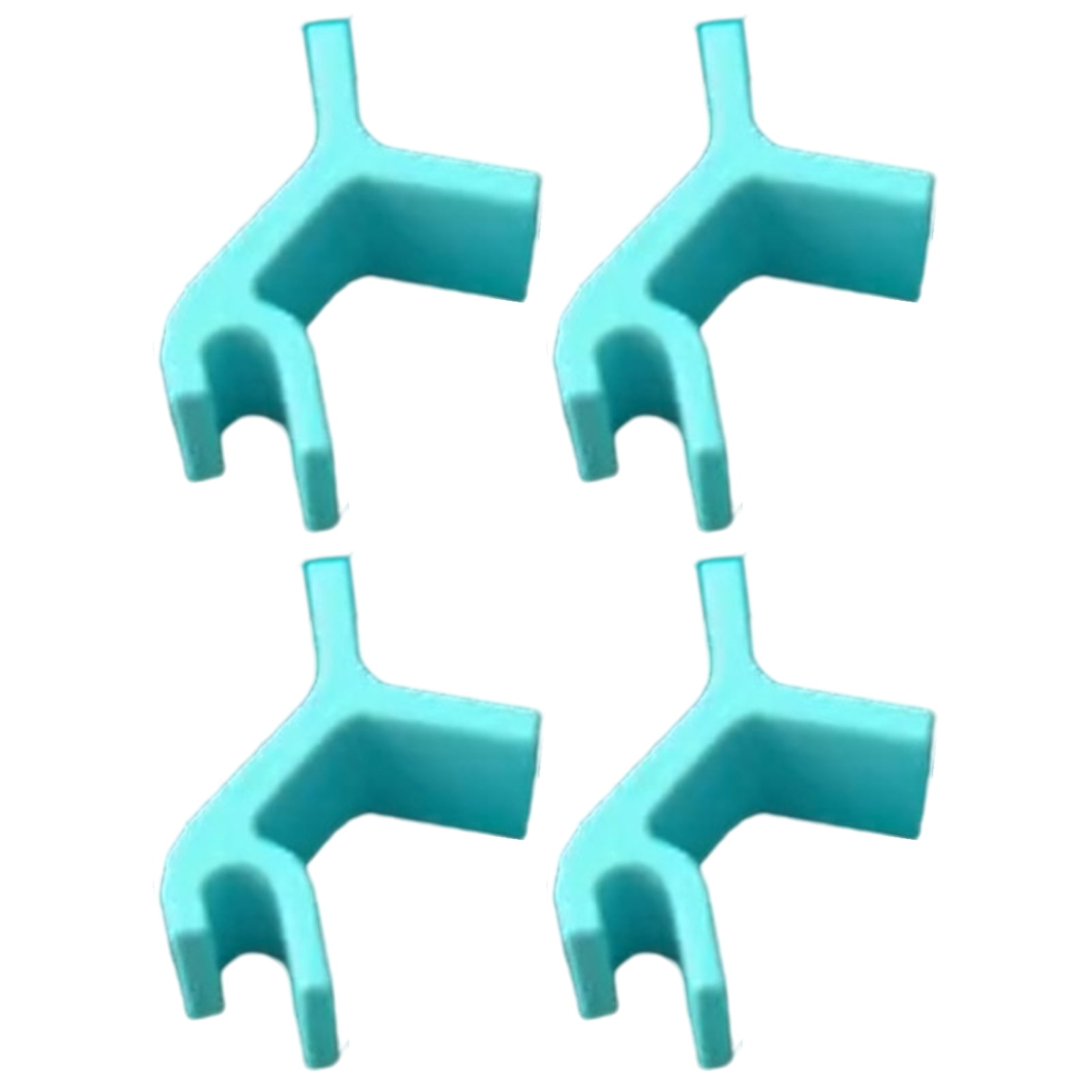 Waroomhouse 4Pcs Tray Stacker Heavy Duty Plastic Space Saving Freezer ...