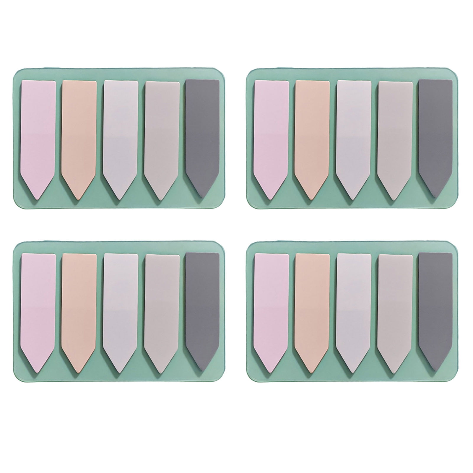 Waroomhouse Adhesive Page Markers 4pcs Sticky Index Tabs Sorting Paper ...