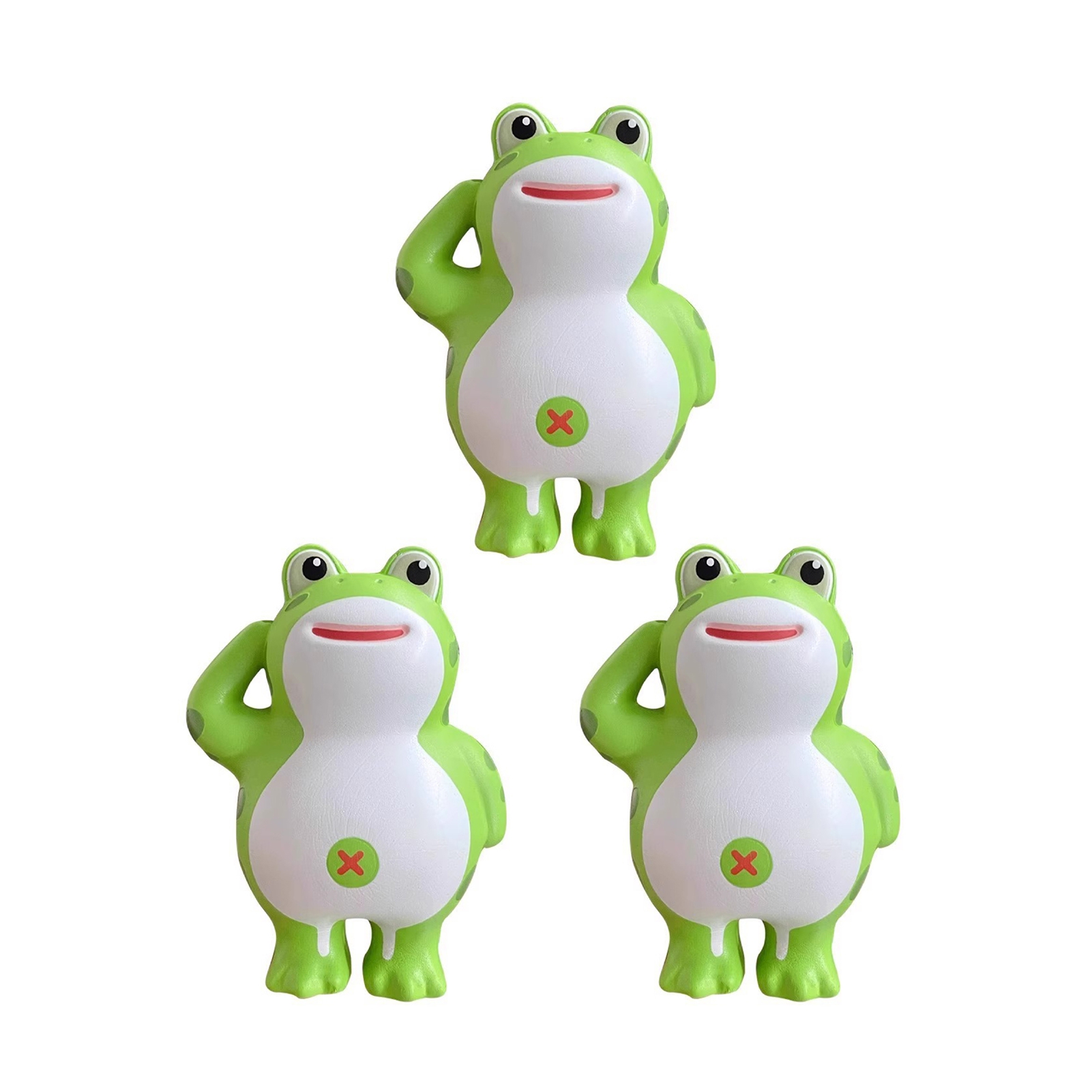 Waroomhouse Anxiety Relief Frog Toy Scarf Frog Squishes Toy Slow ...