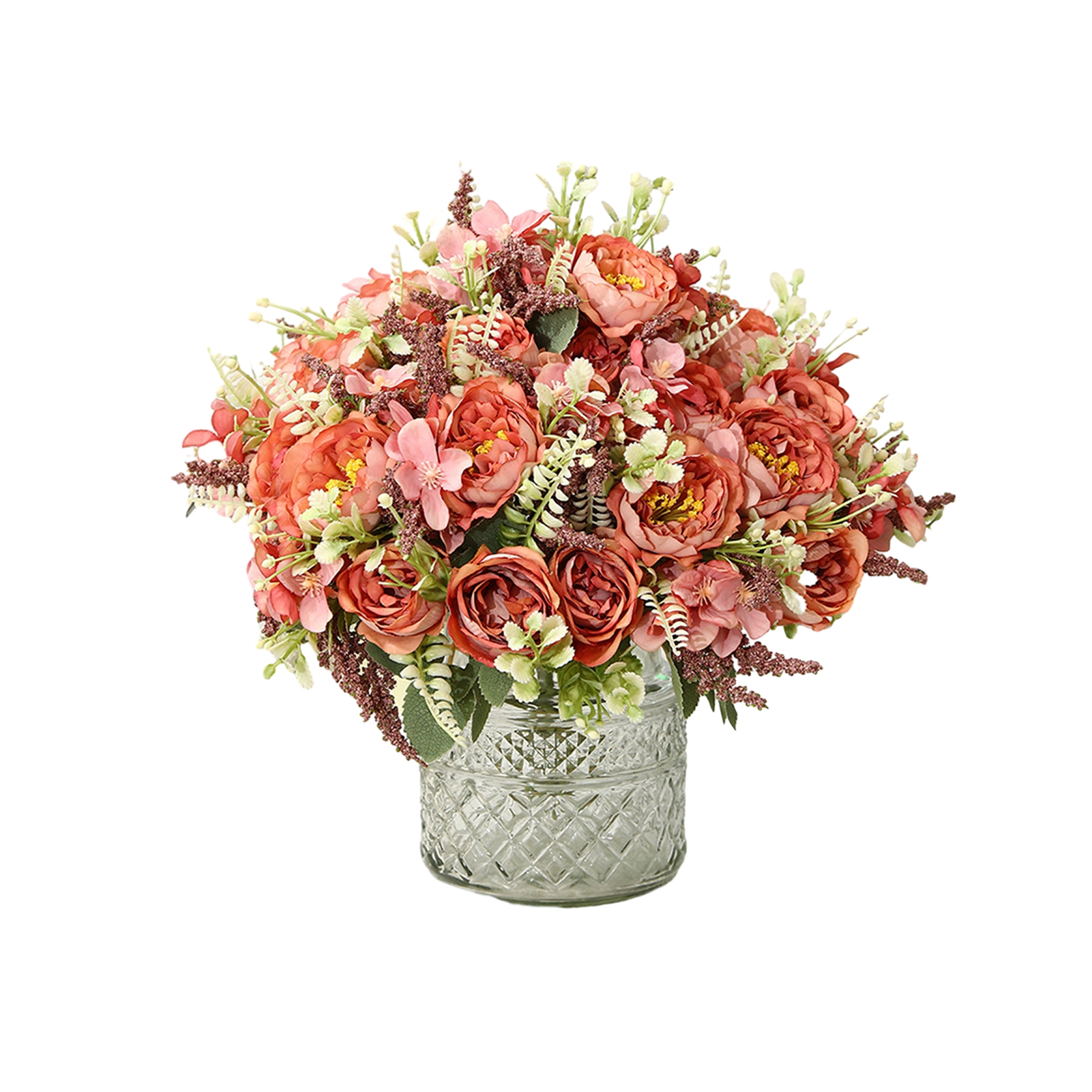 Waroomhouse Artificial Flower Simulated Flower Artificial Peony Flowers ...